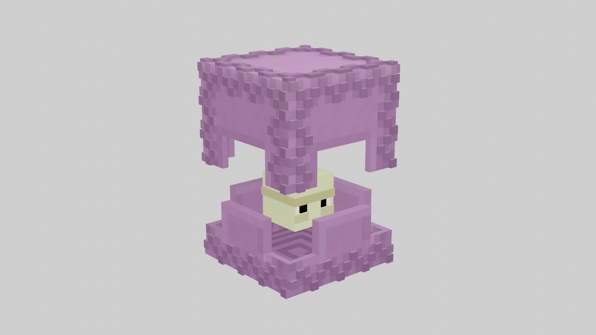 3D Minecraft Shulker model - TurboSquid 2054694