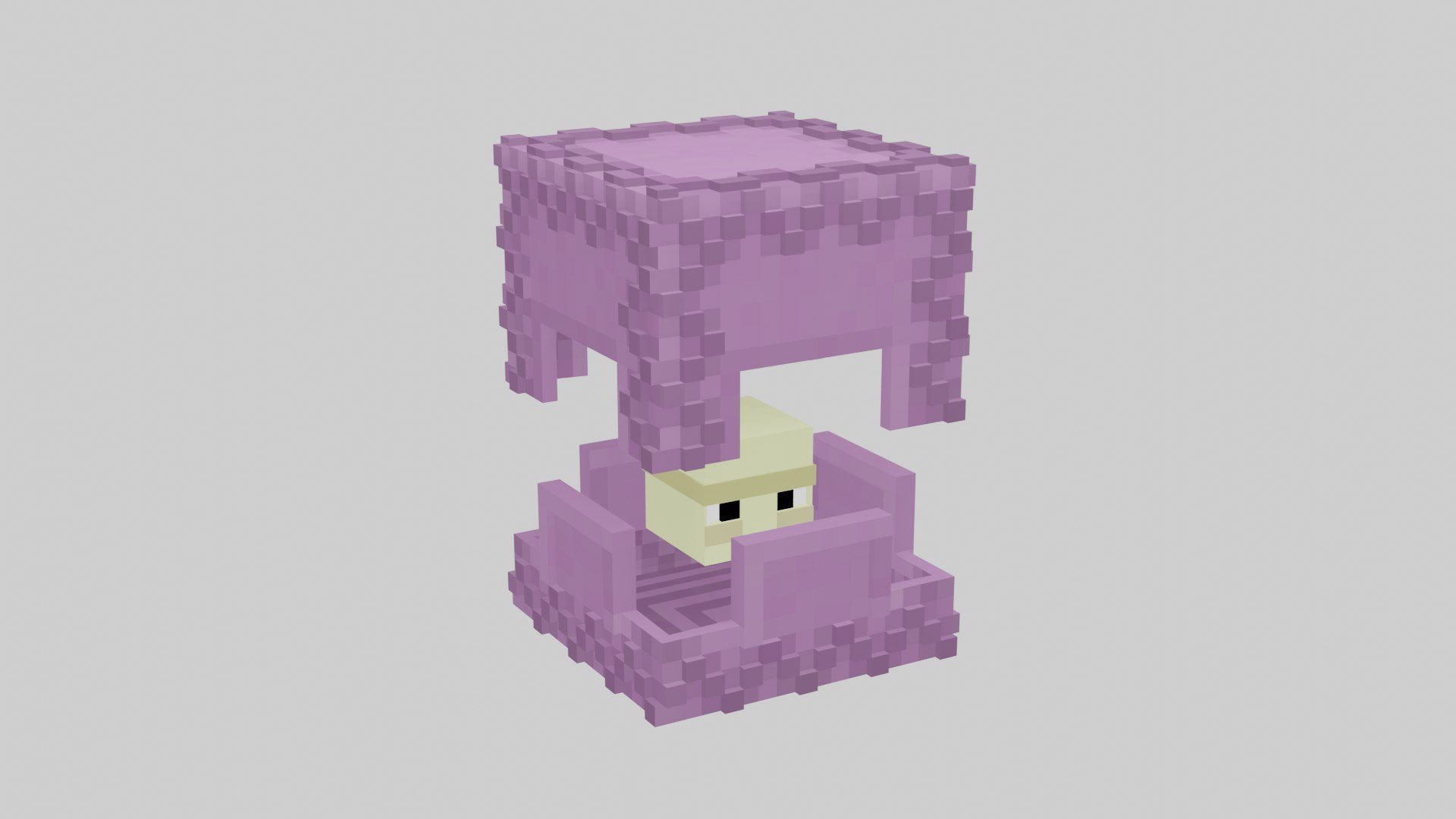 3D Minecraft Shulker model - TurboSquid 2054694