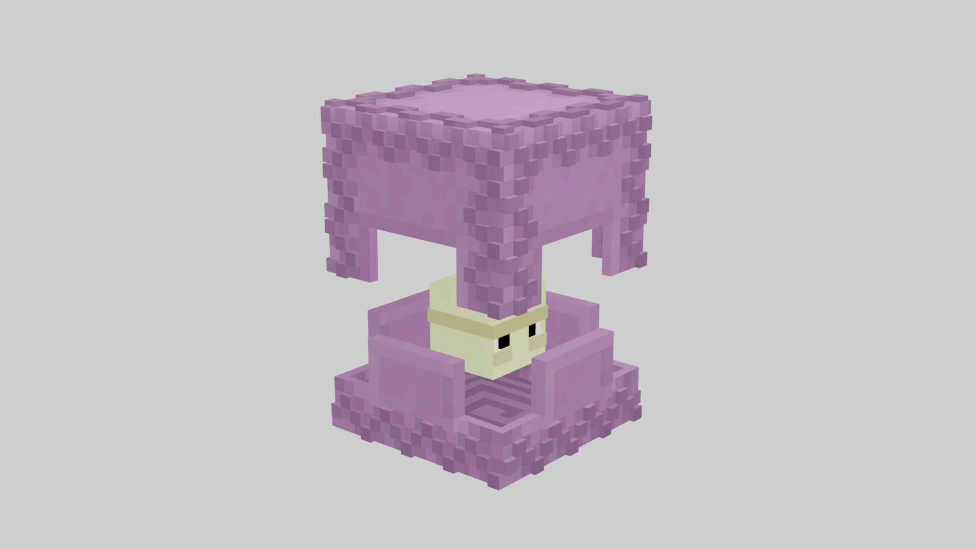 3D Minecraft Shulker model - TurboSquid 2054694