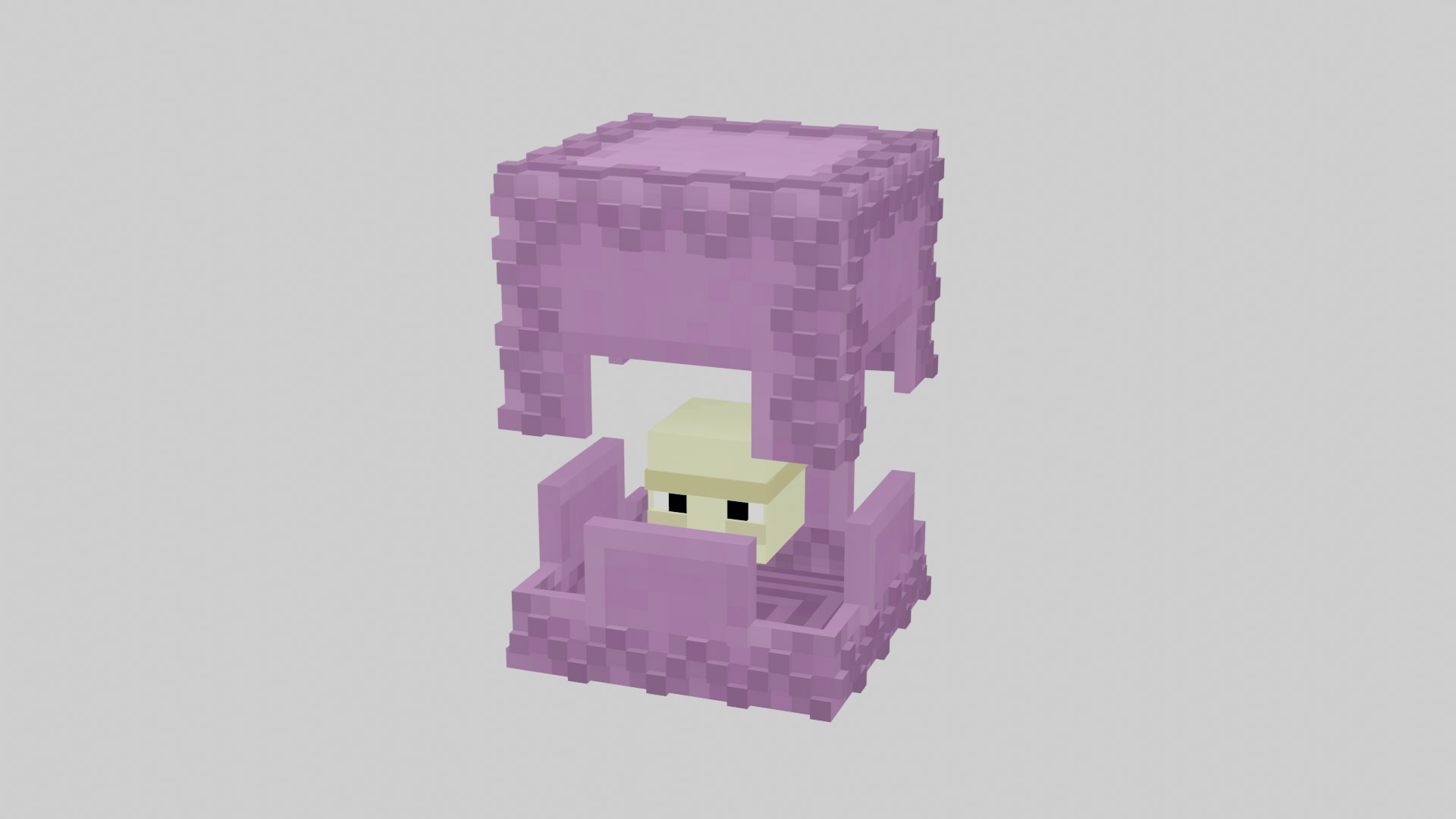 3D Minecraft Shulker model - TurboSquid 2054694