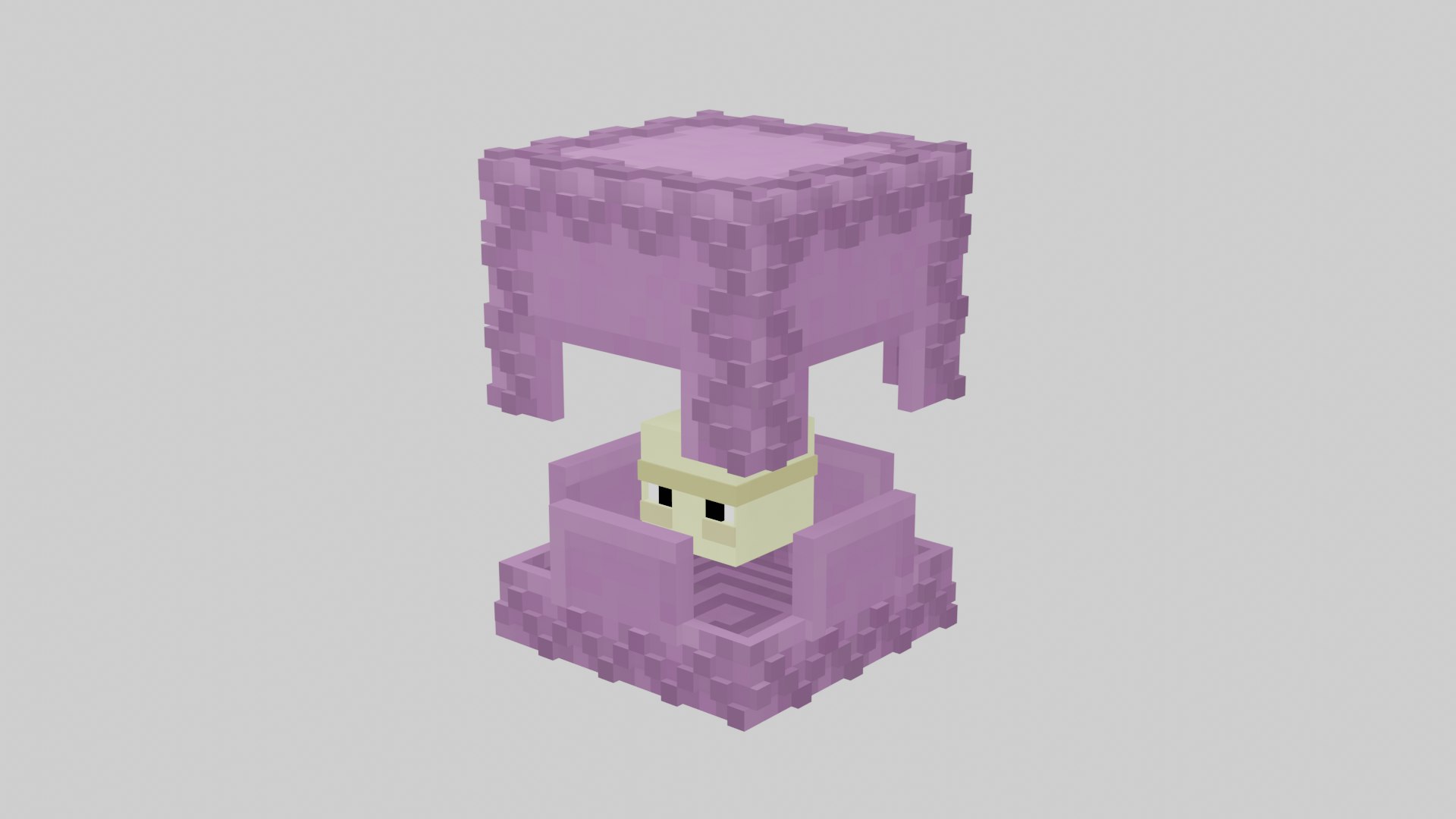 3D Minecraft Shulker model - TurboSquid 2054694