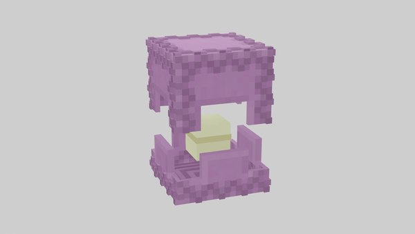 modelo 3d Minecraft Shulker - TurboSquid 2054694