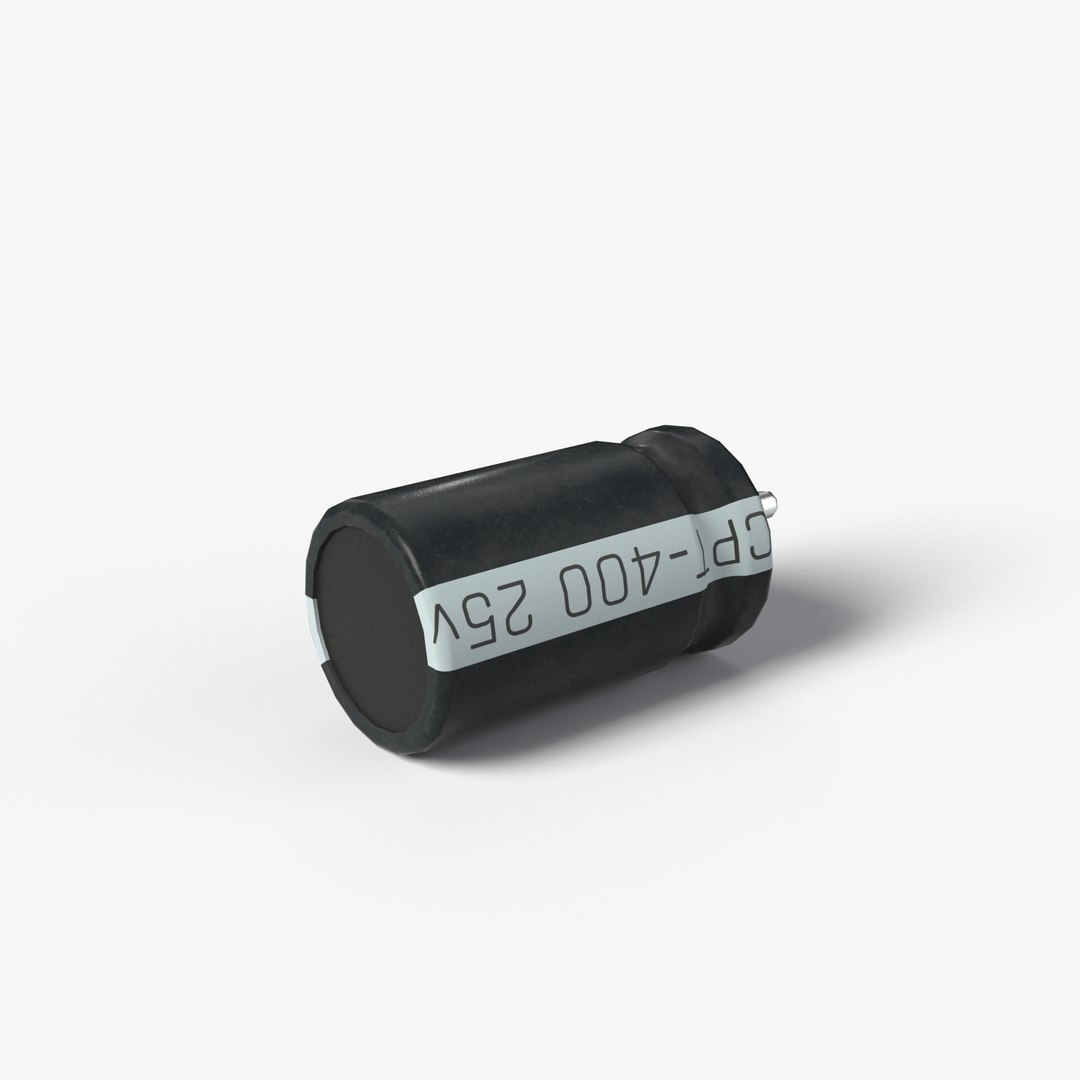 Covered Capacitor 2k Pbr 3D Model - TurboSquid 1609170