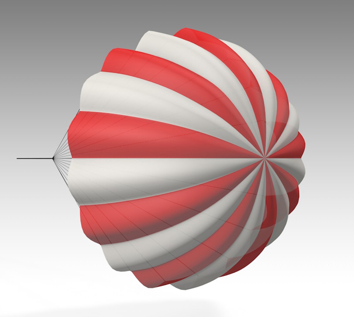 Parachute Brake 3D Model - TurboSquid 1536752