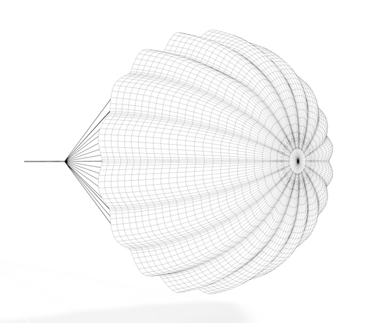 Parachute Brake 3D Model - TurboSquid 1536752