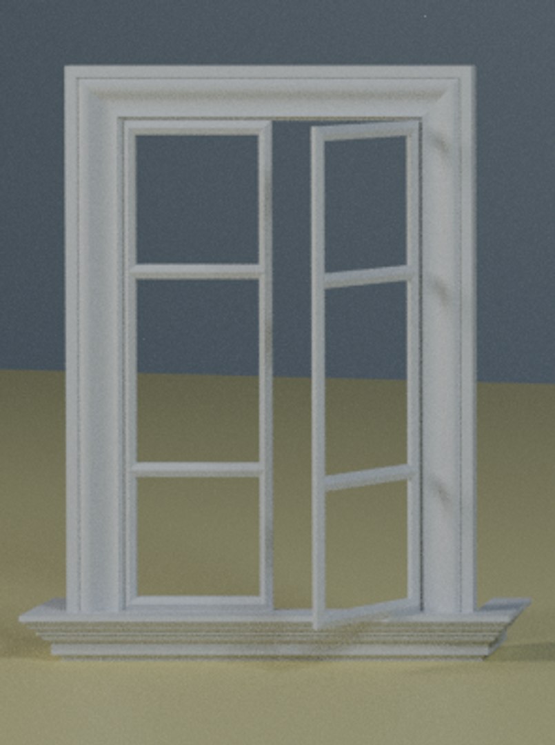 3d Interior Exterior Window Model