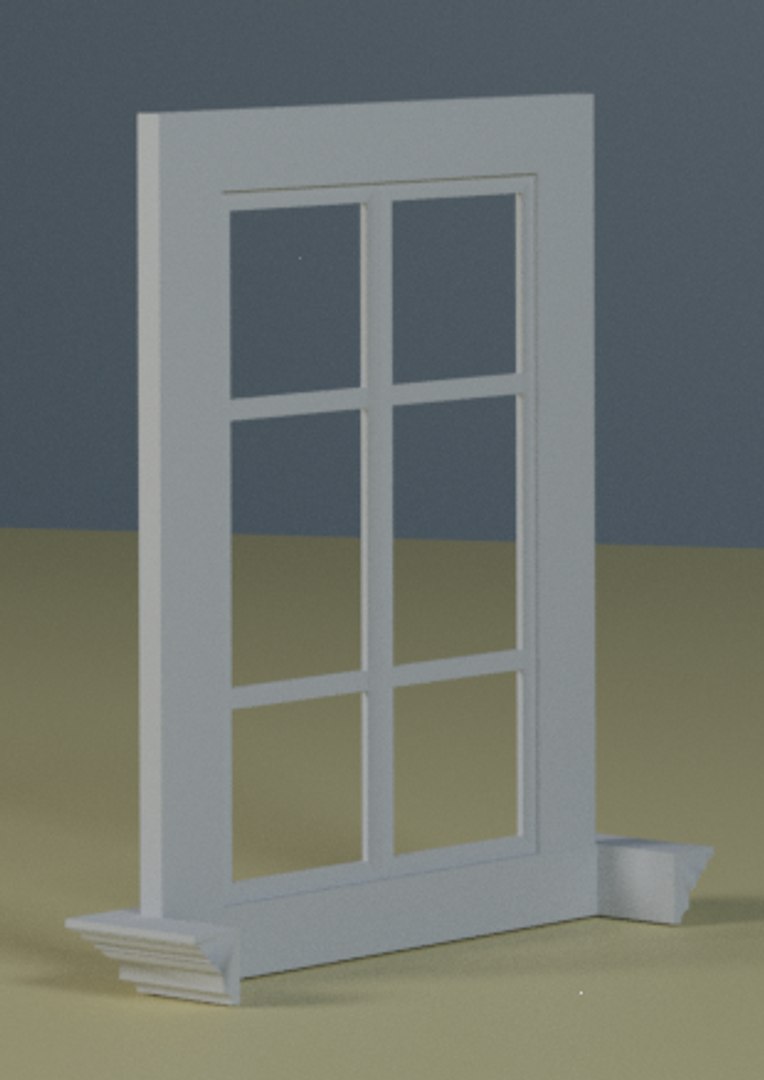 3d Interior Exterior Window Model