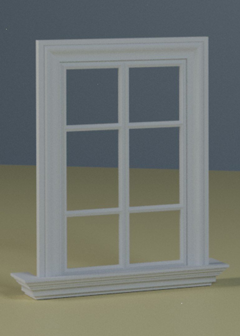 3d Interior Exterior Window Model