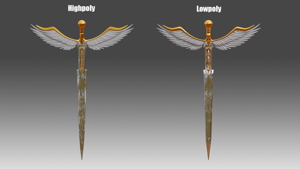 3D sword angel - TurboSquid 1705658