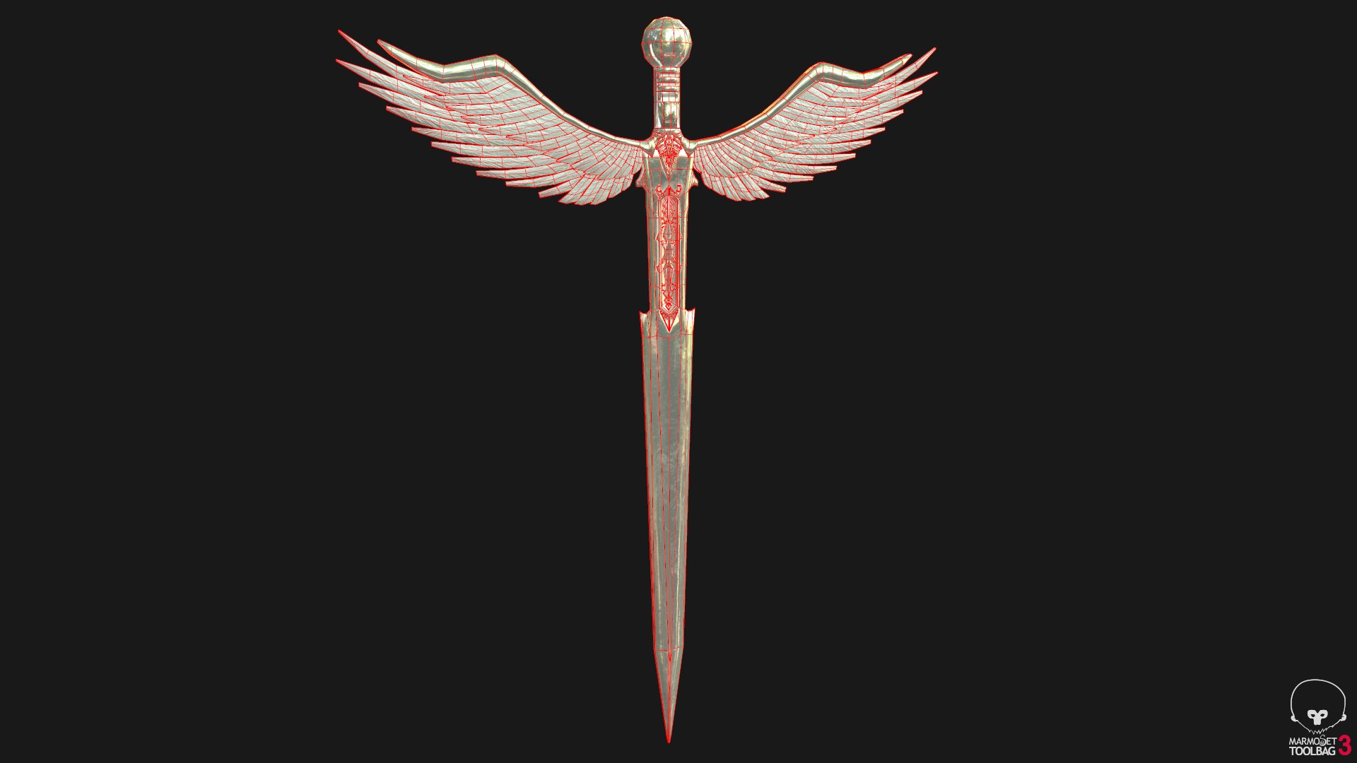 3D Sword Angel - TurboSquid 1705658