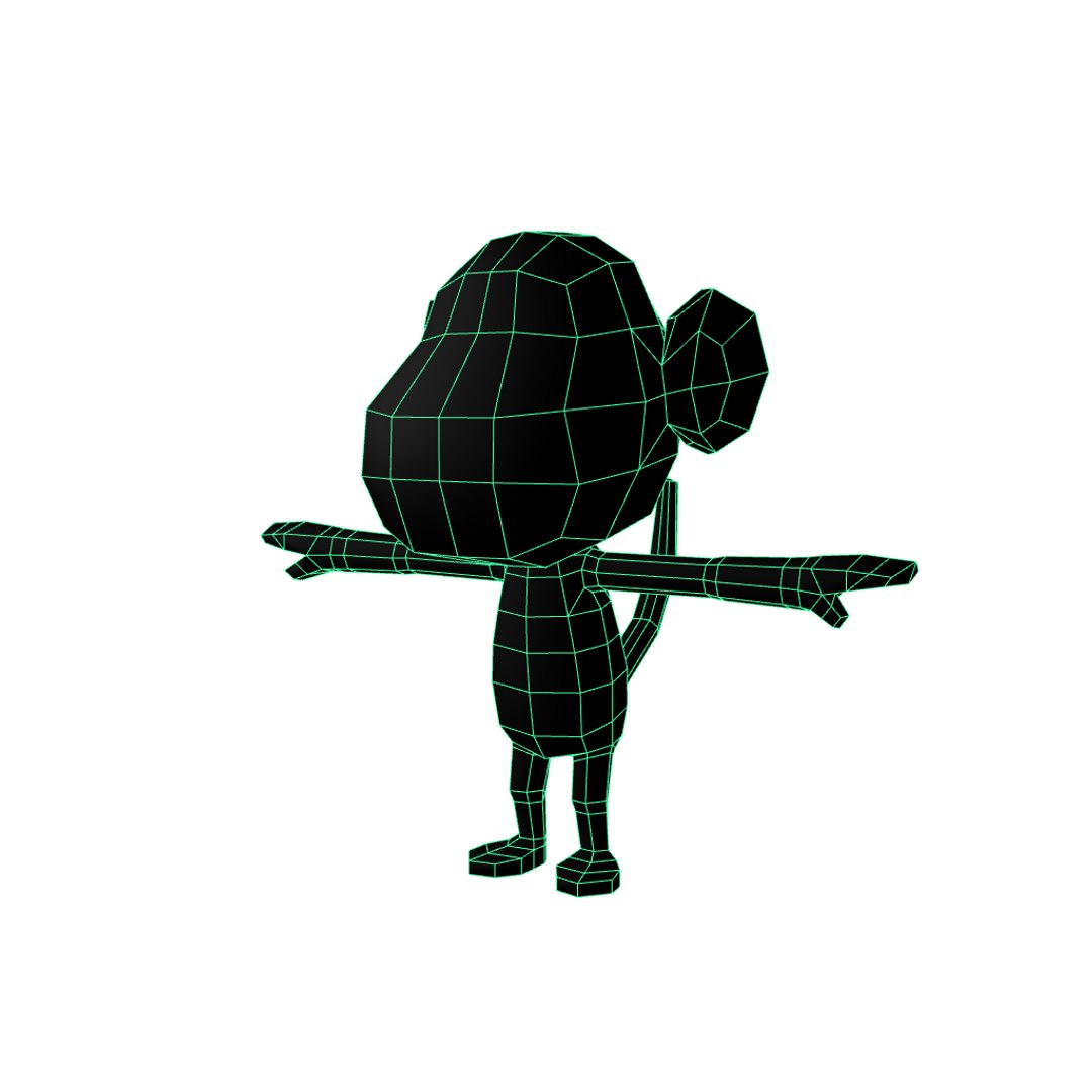Monkey 3d Model