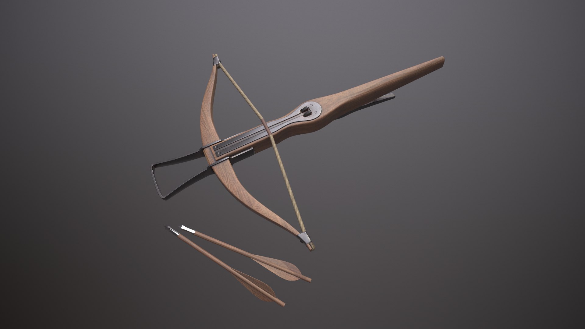 3D Crossbow model - TurboSquid 1784649
