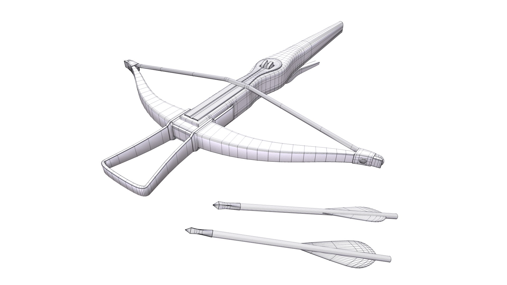 3D Crossbow model - TurboSquid 1784649