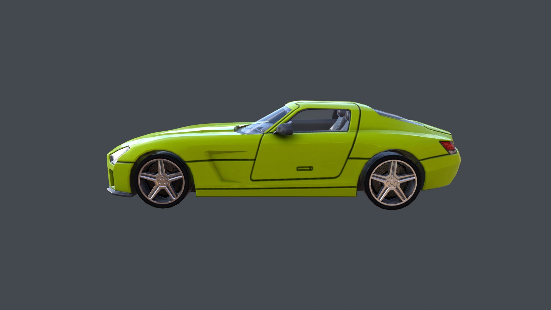Fantastic Race Car Obj