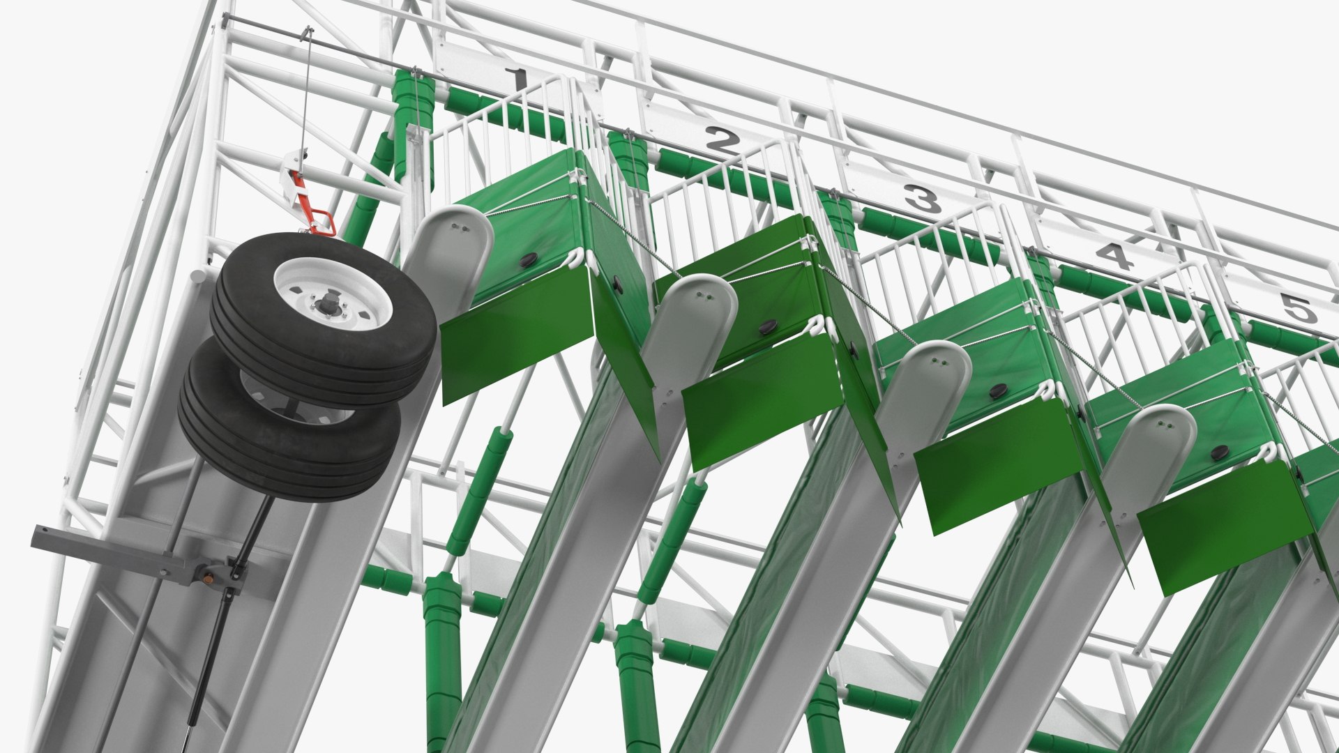Starting Gates For Horse Racing 6 Stalls 3D Model - TurboSquid 2029395