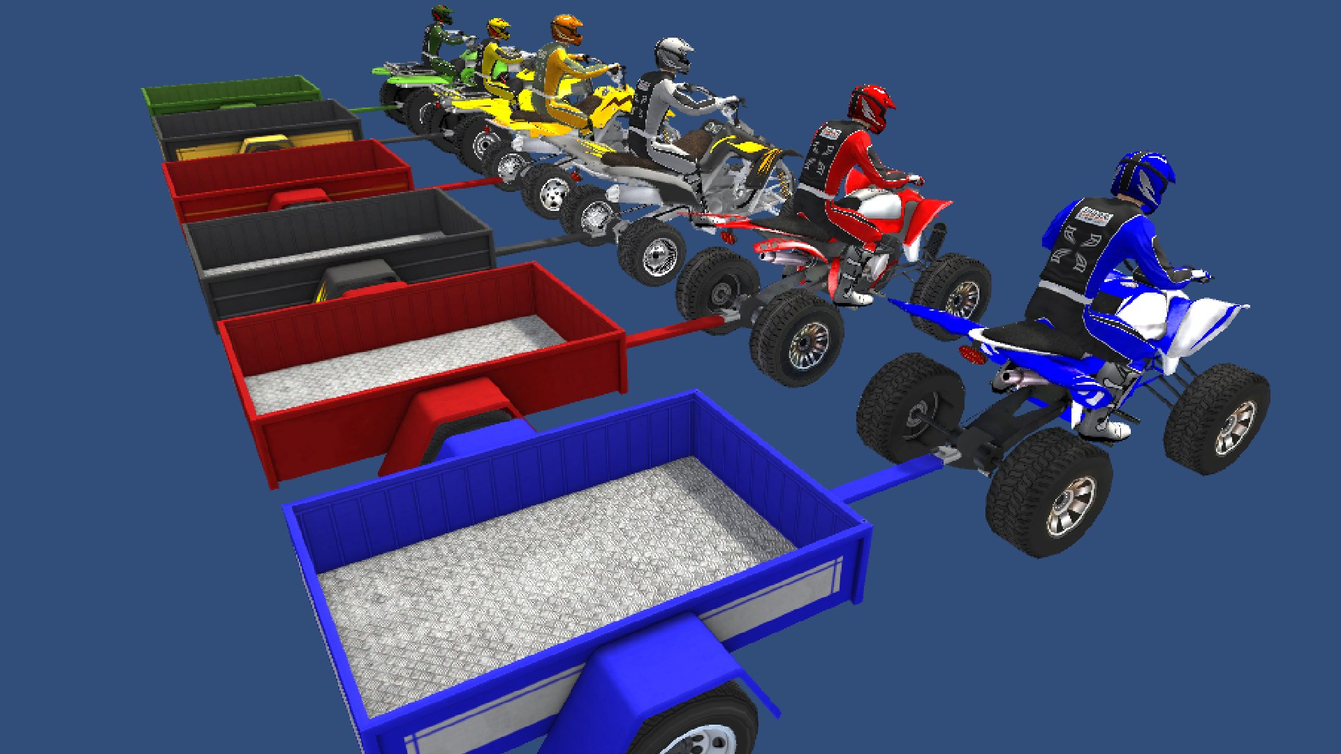 Quad bike trailer 3D model - TurboSquid 1680818