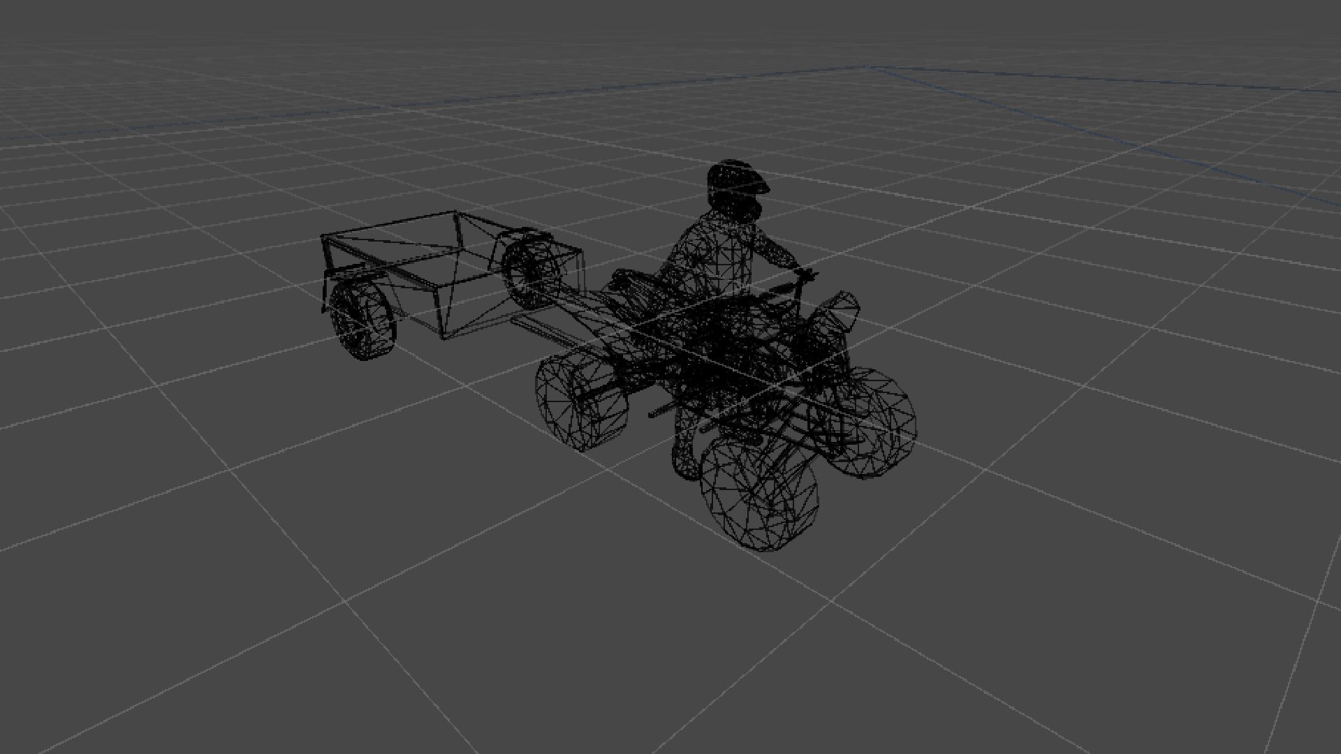Quad bike trailer 3D model - TurboSquid 1680818