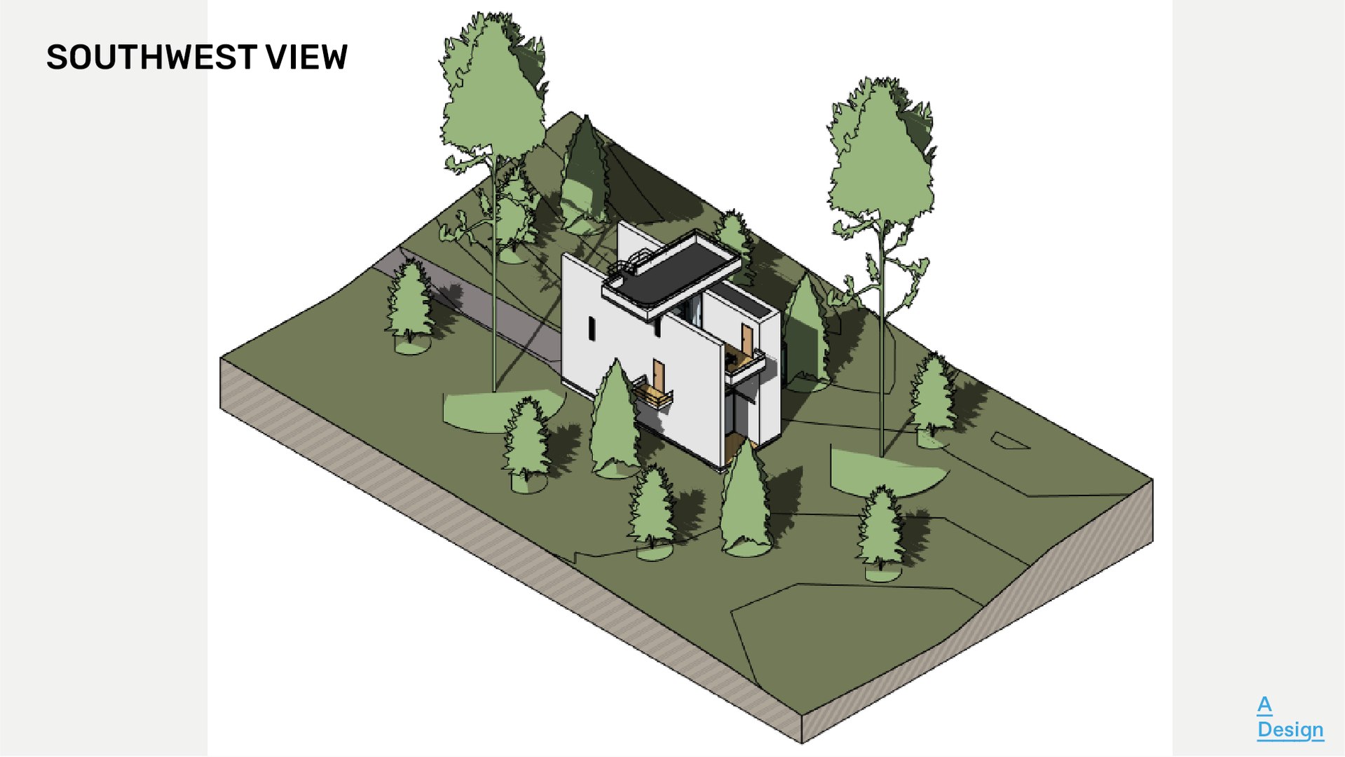 3 St House - Revit 3D Model 3D - TurboSquid 2017786