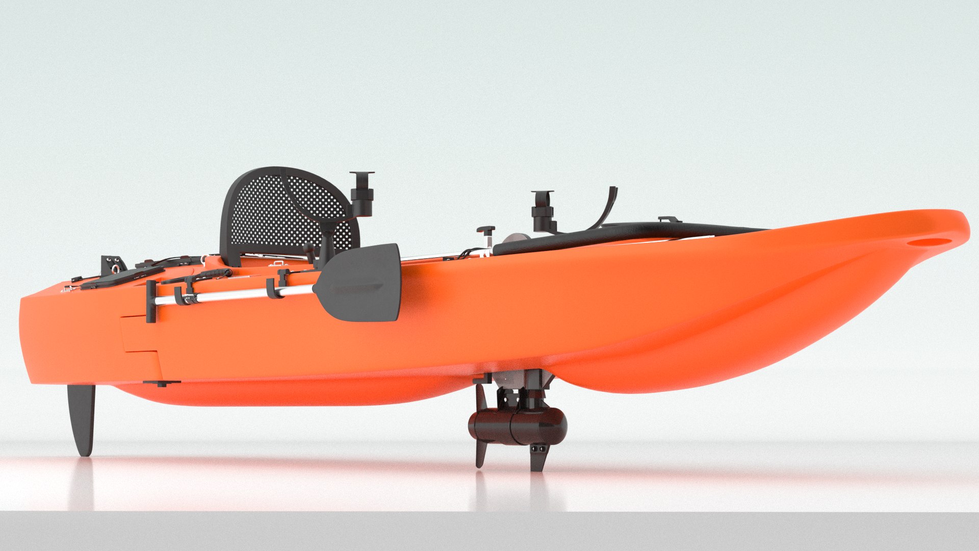 3D Kayak For Fishing With An Electric Motor Haswing Winix HB-54601 ...