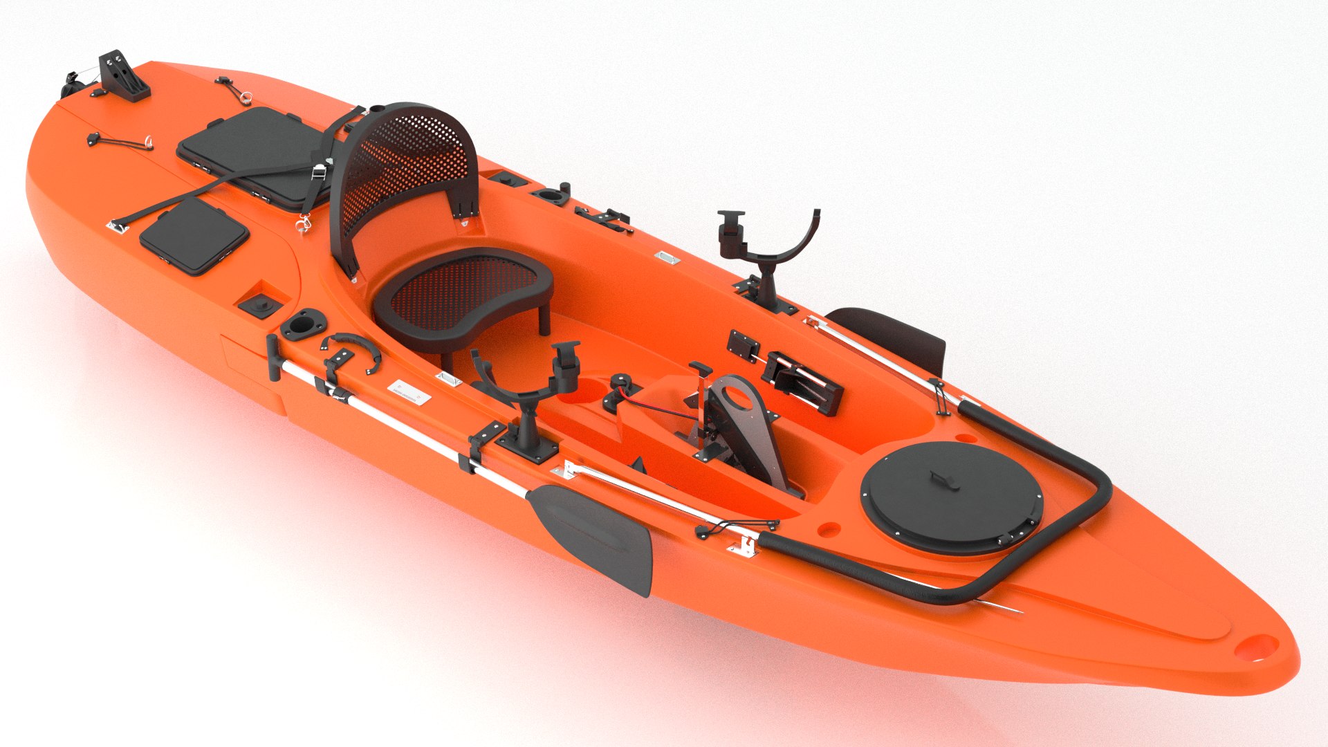 3D Kayak For Fishing With An Electric Motor Haswing Winix HB-54601 ...
