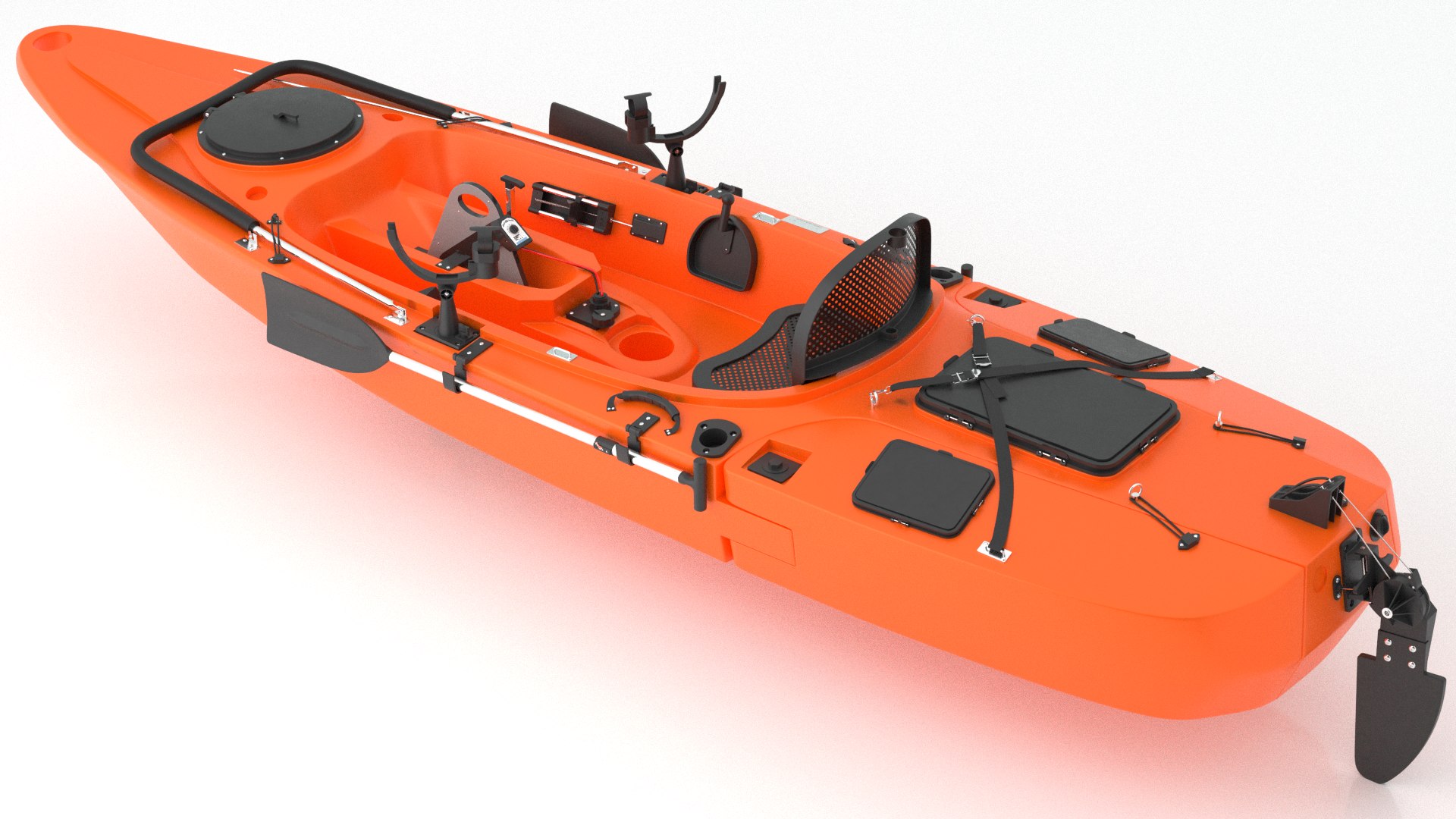 3D Kayak For Fishing With An Electric Motor Haswing Winix HB-54601 ...