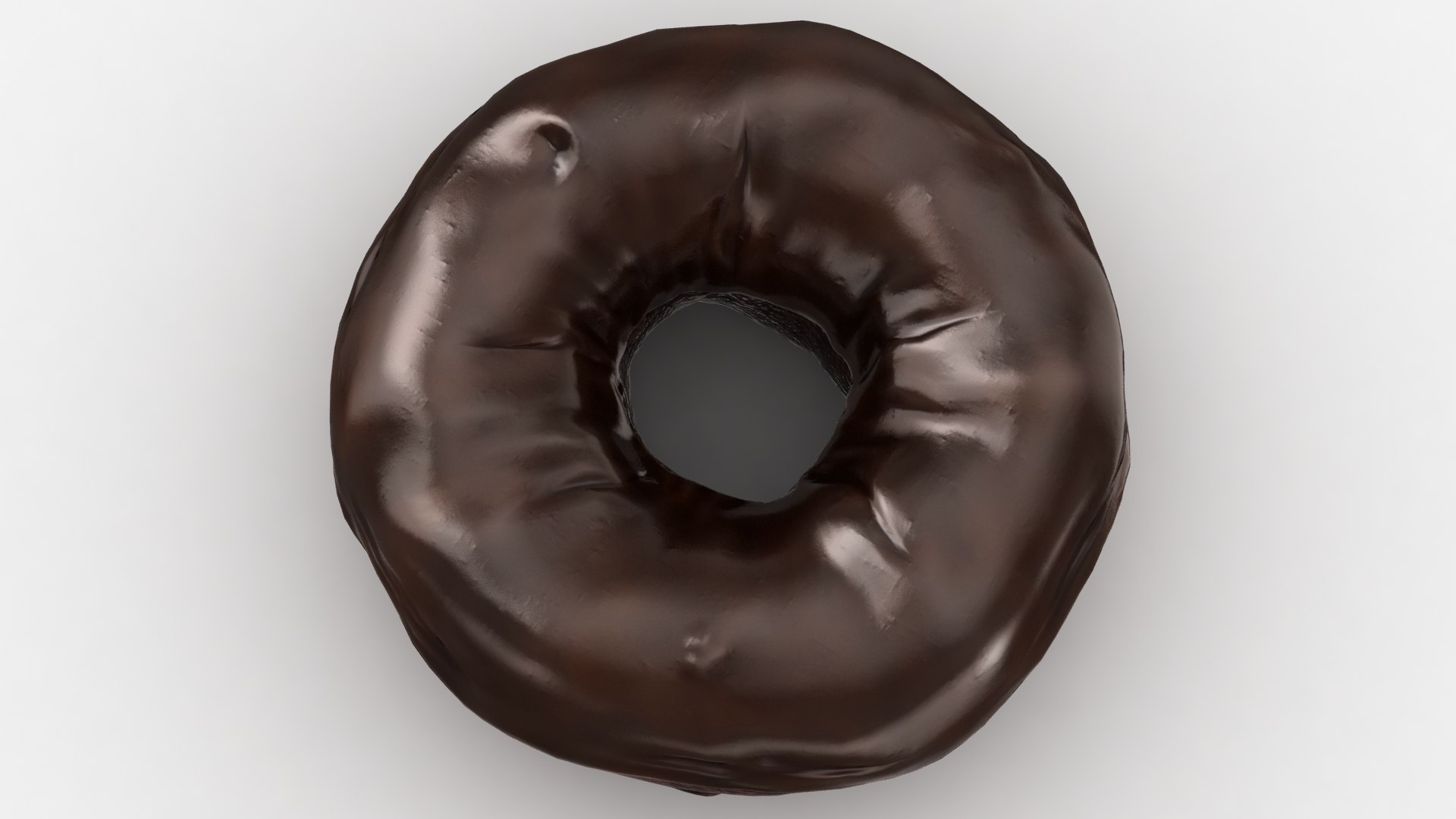 3D Realistic Double Chocolate Glazed - TurboSquid 1443598