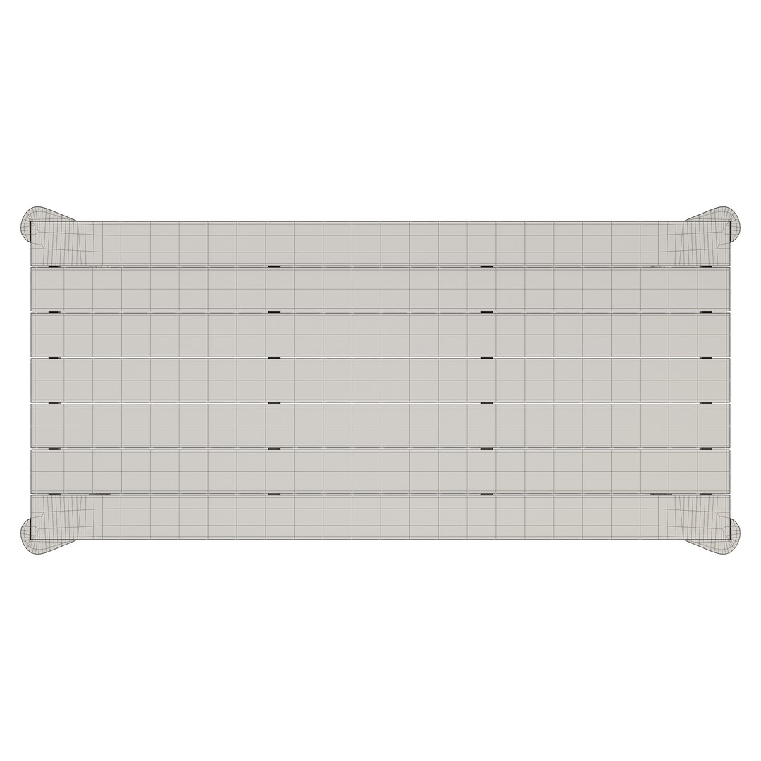 Soho Outdoor Dining Table 3D Model - TurboSquid 2422070