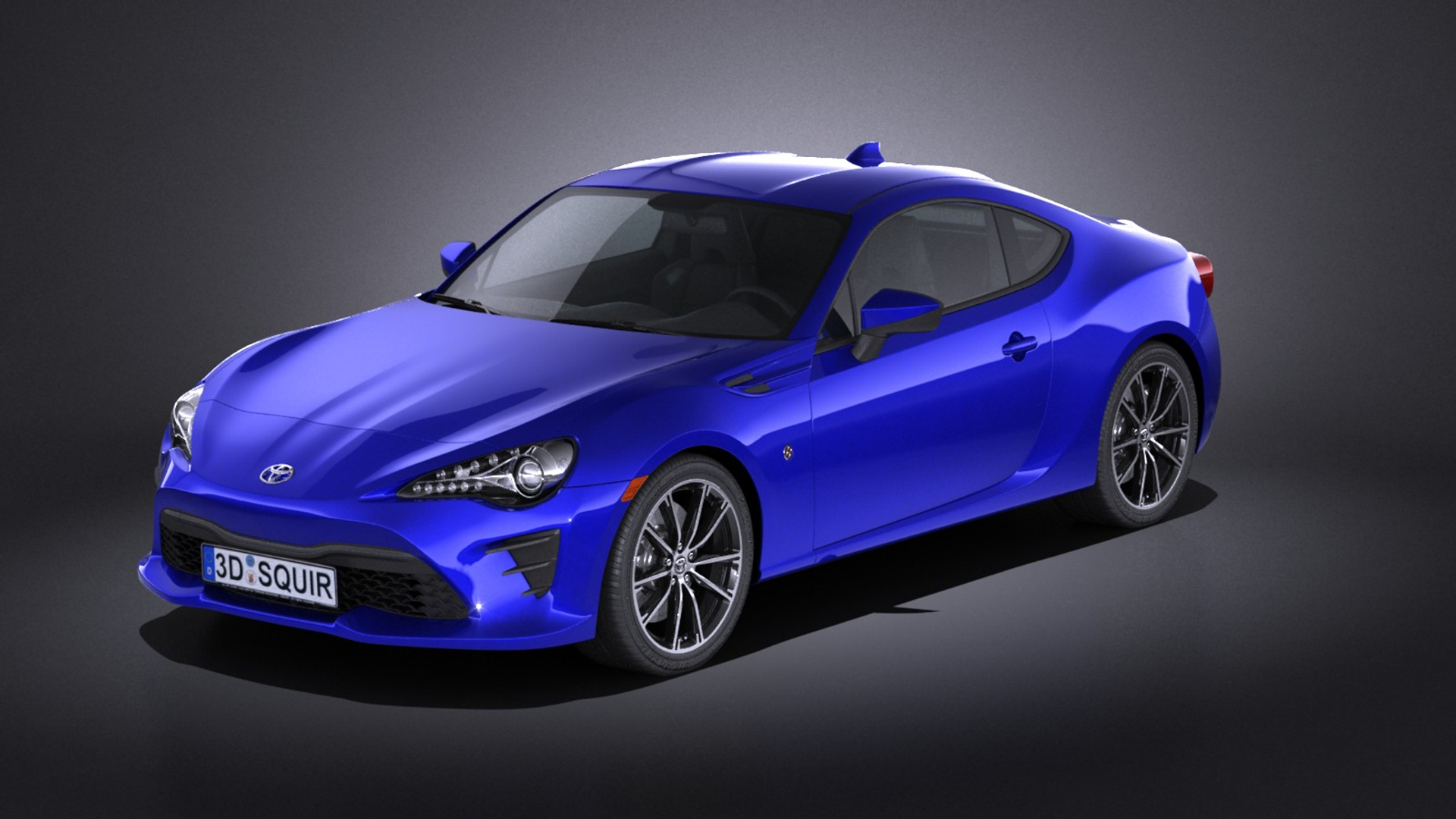 Toyota Gt86 2017 3d Max