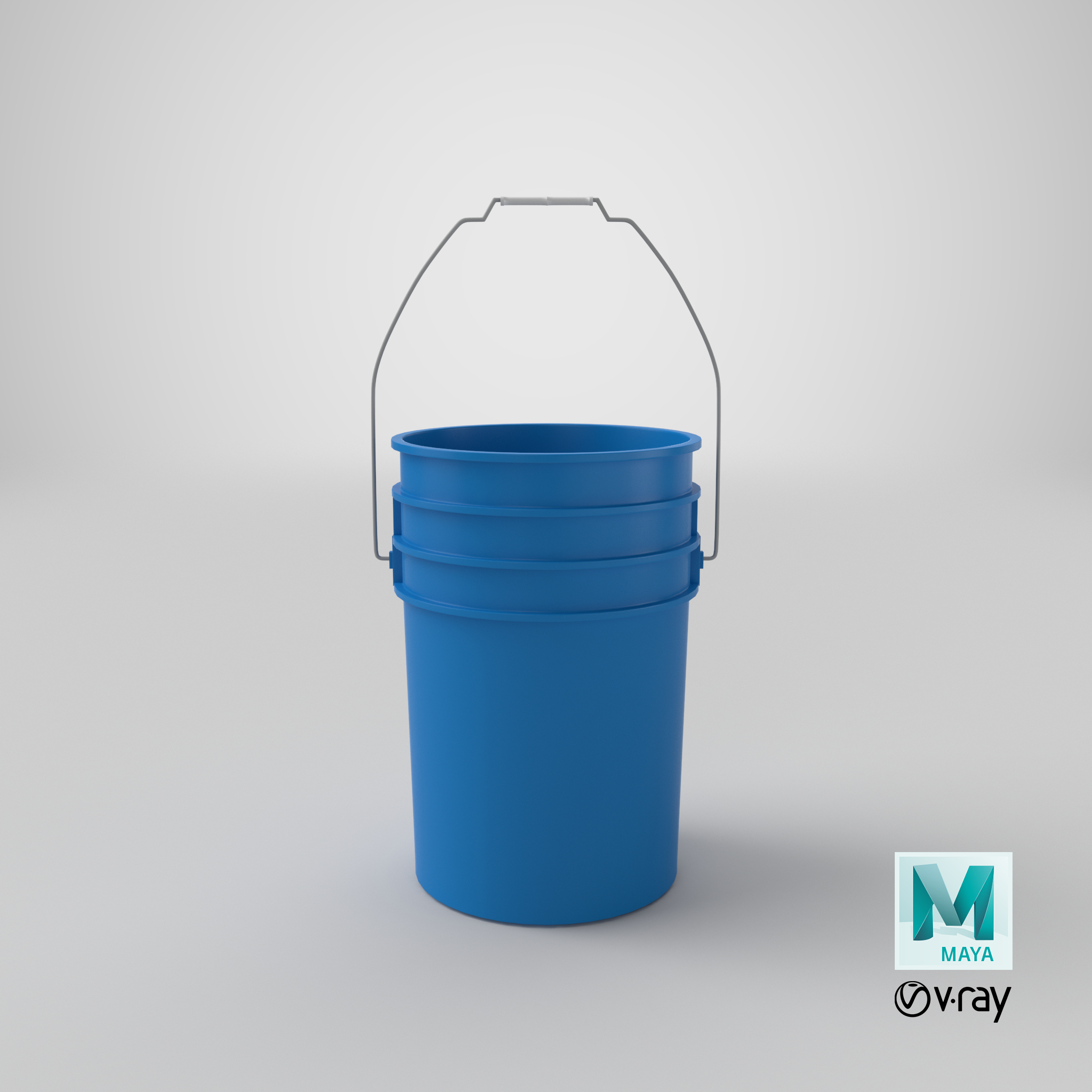 3D plastic bucket - TurboSquid 1281824