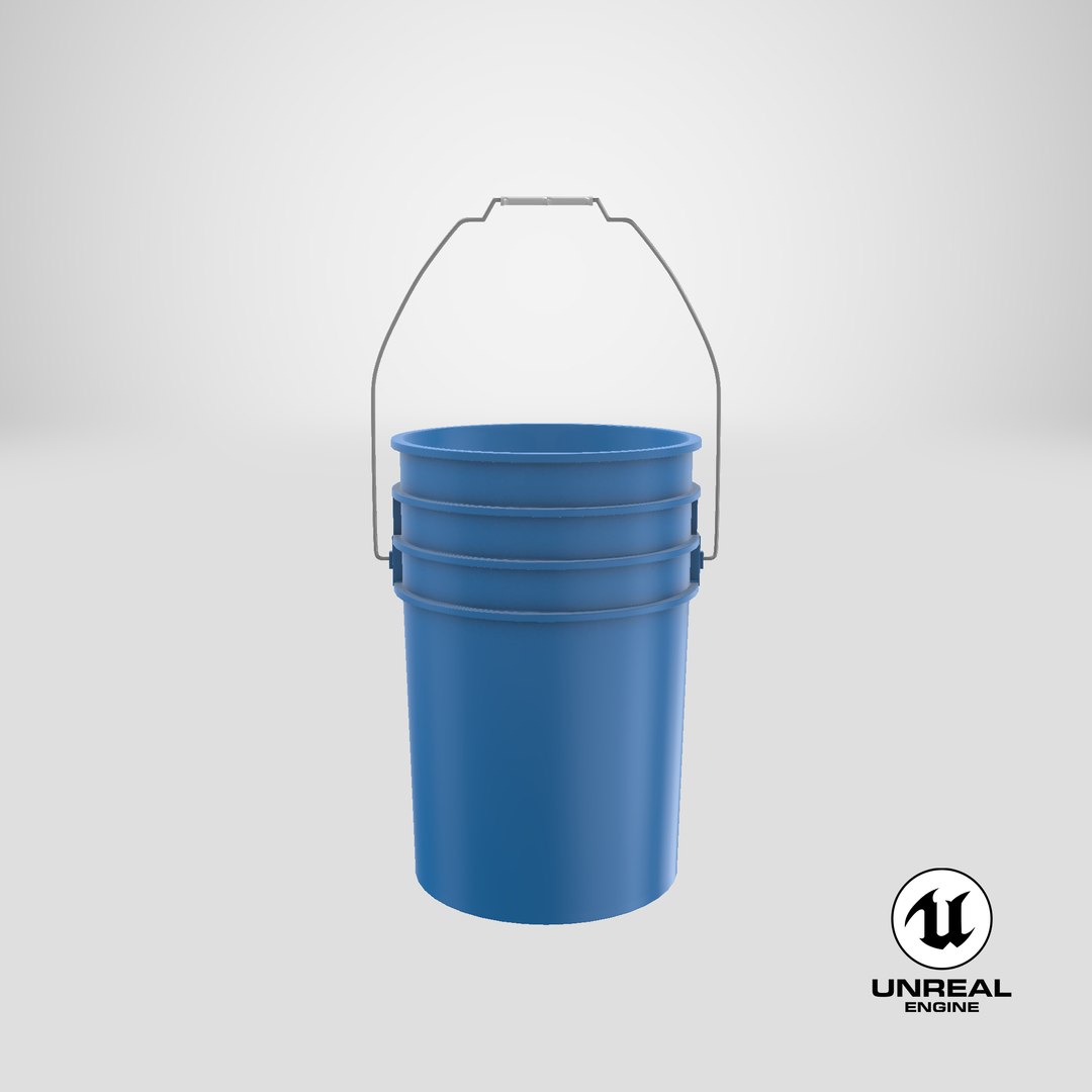 3D Plastic Bucket - TurboSquid 1281824