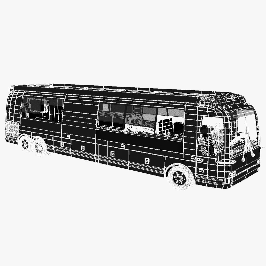 Luxury Motorhome Bus 3D Model - TurboSquid 1187417