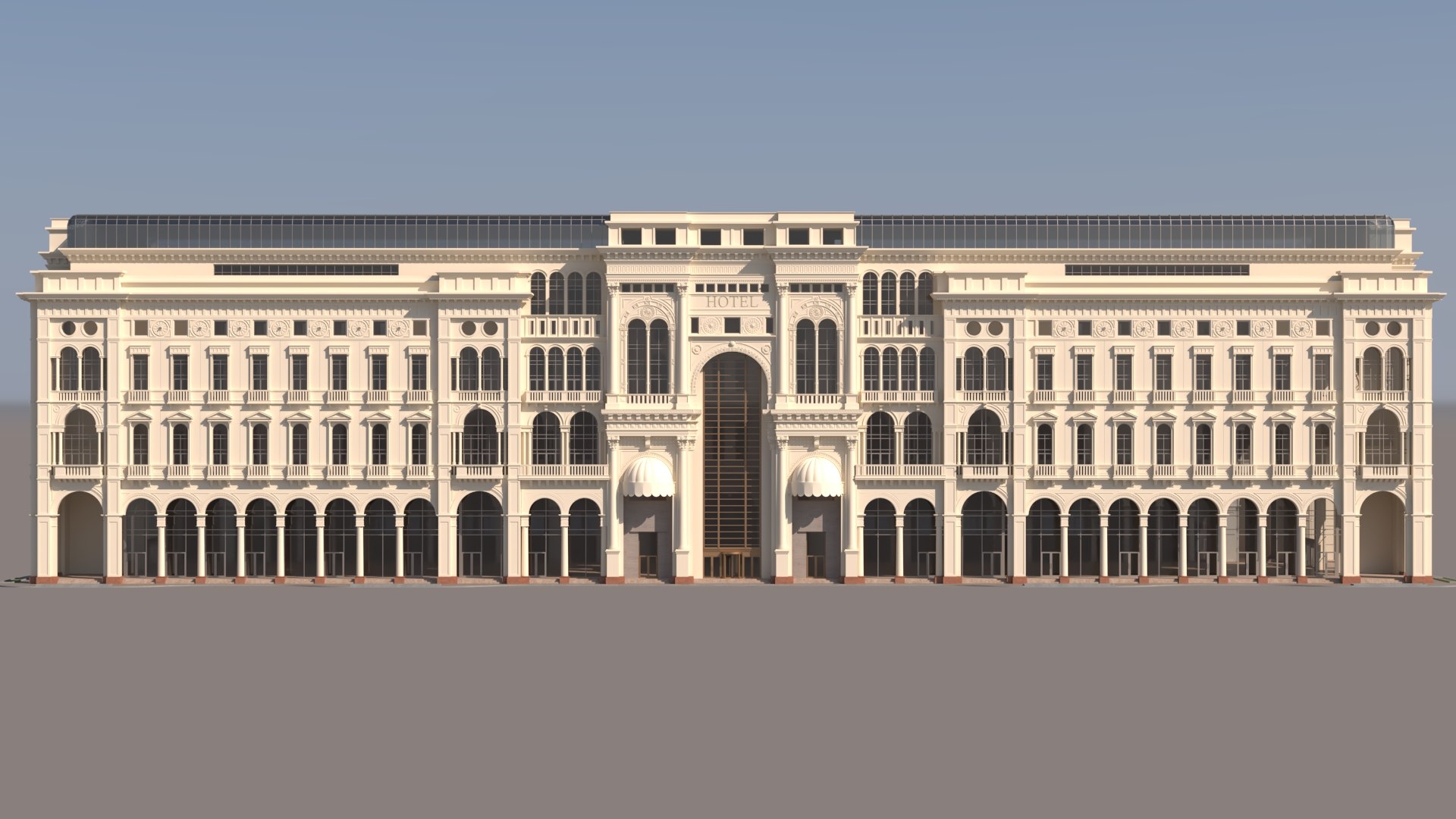 3D Classic Building - TurboSquid 2274564