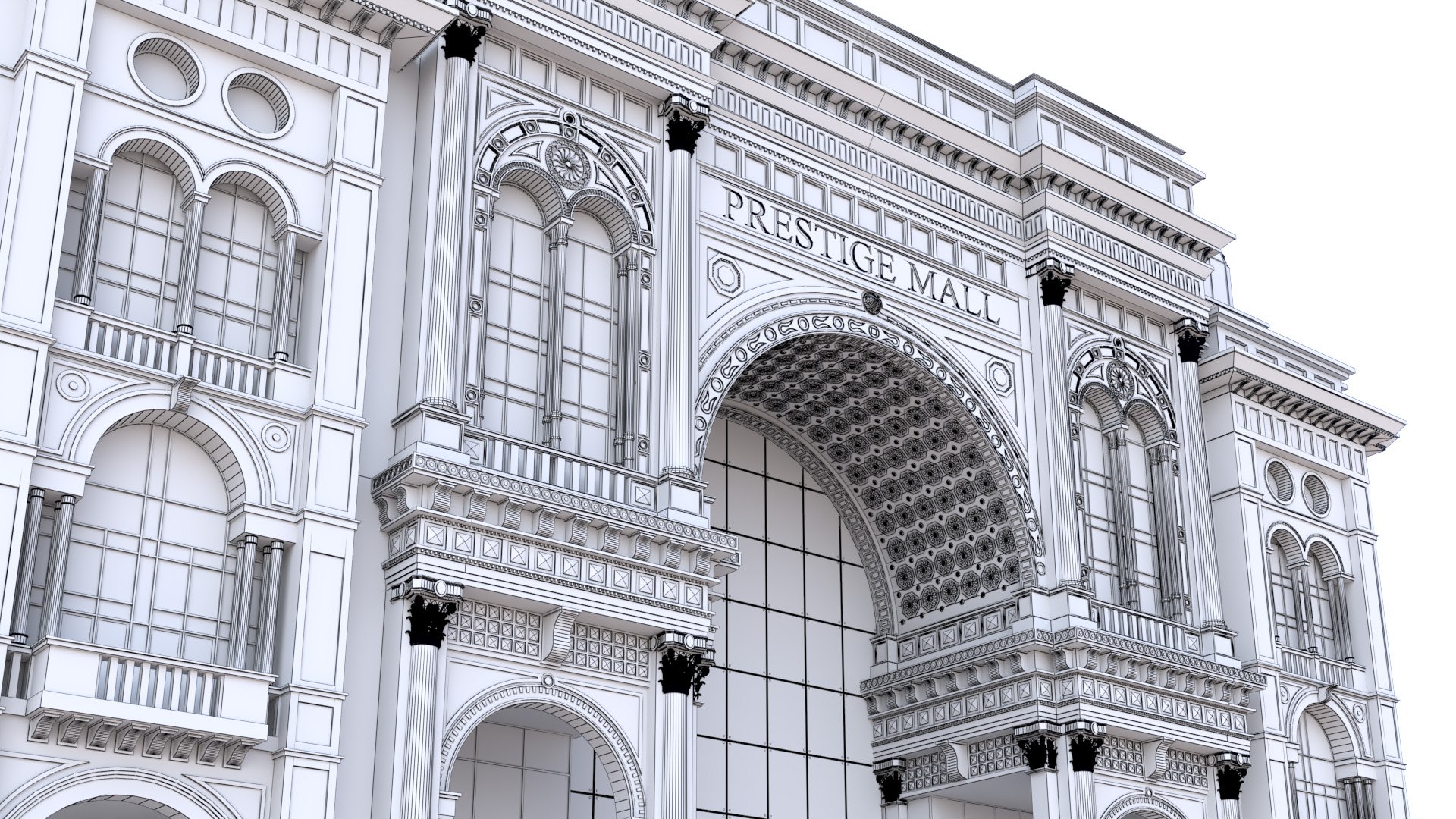 3D Classic Building - TurboSquid 2274564