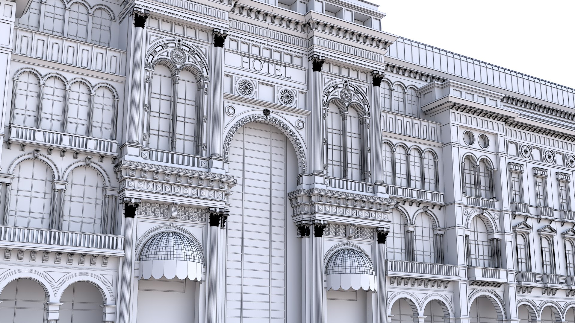 3D Classic Building - TurboSquid 2274564