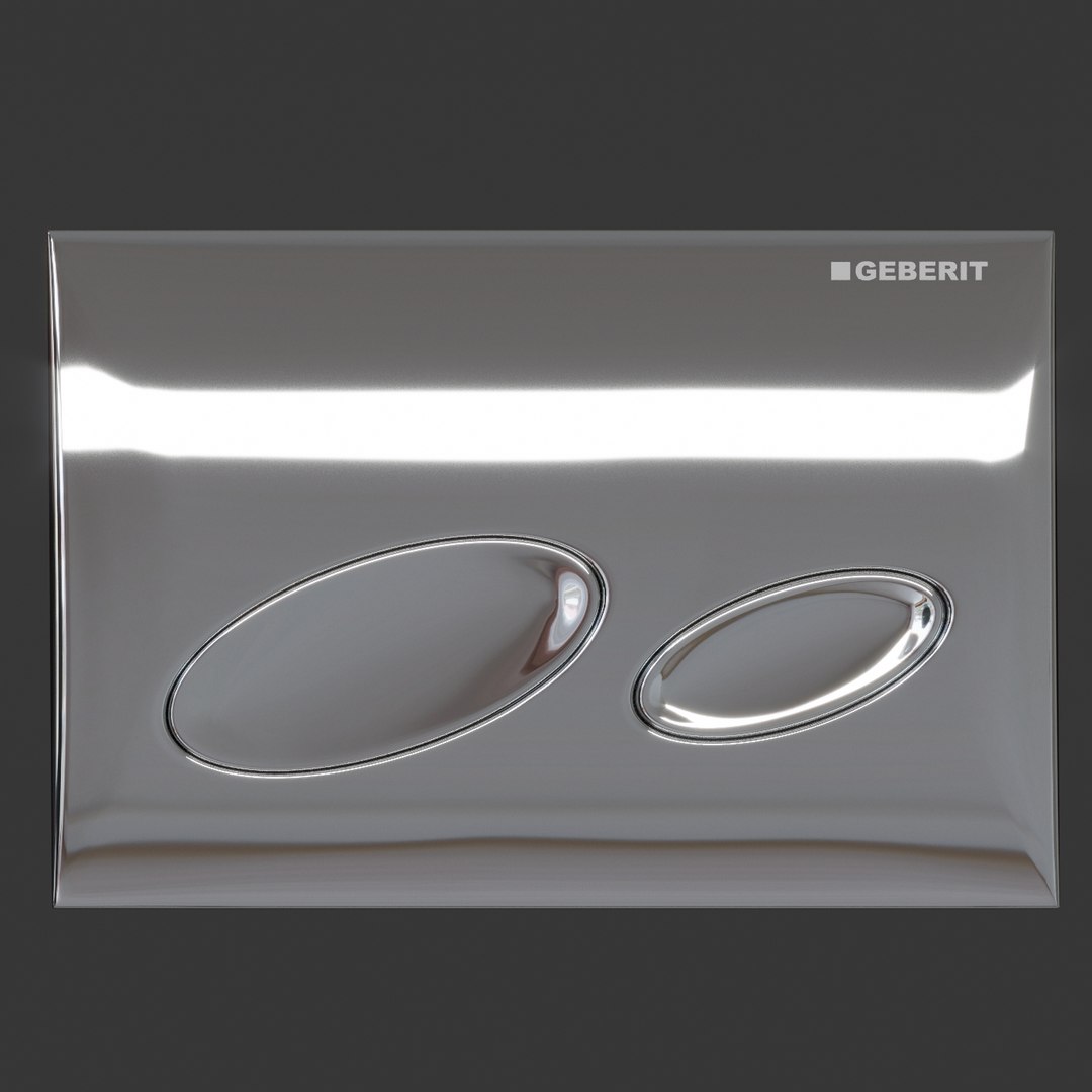geberit flush panel set 3d max