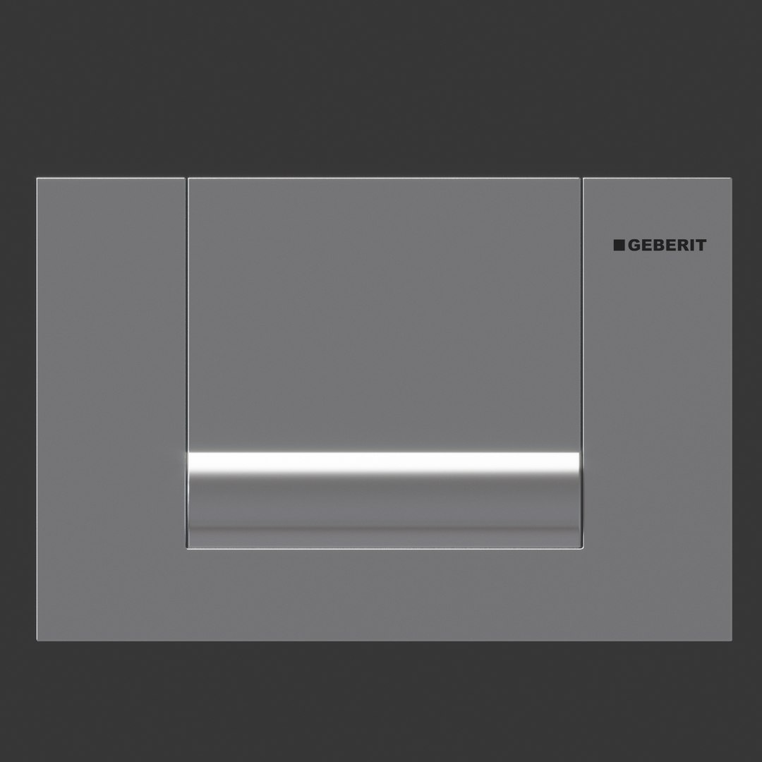 geberit flush panel set 3d max