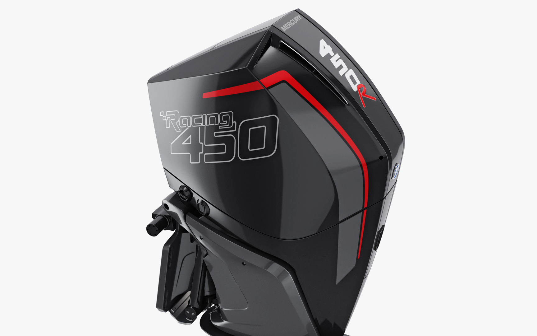 modelo 3d Motor fuera de borda Mercury Racing 450R - TurboSquid 1844157