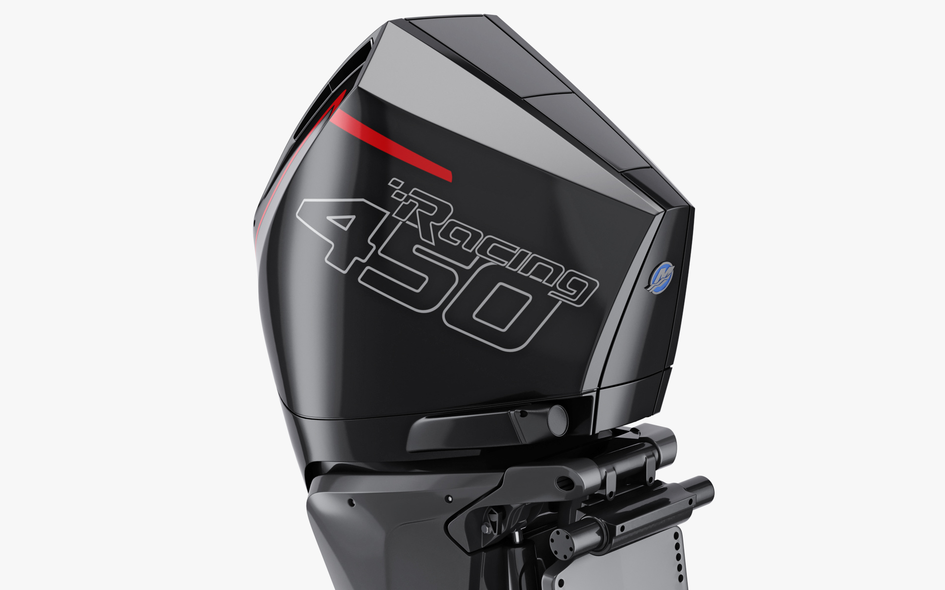 modelo 3d Motor fuera de borda Mercury Racing 450R - TurboSquid 1844157