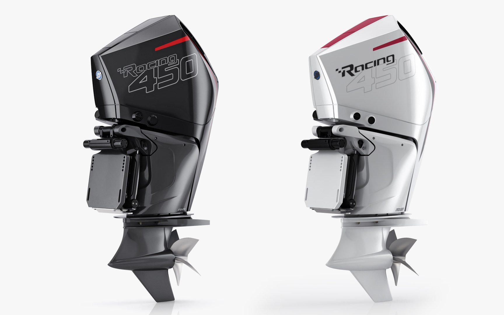 Mercury Racing 450R Outboard Motor 3D Model - TurboSquid 1844157