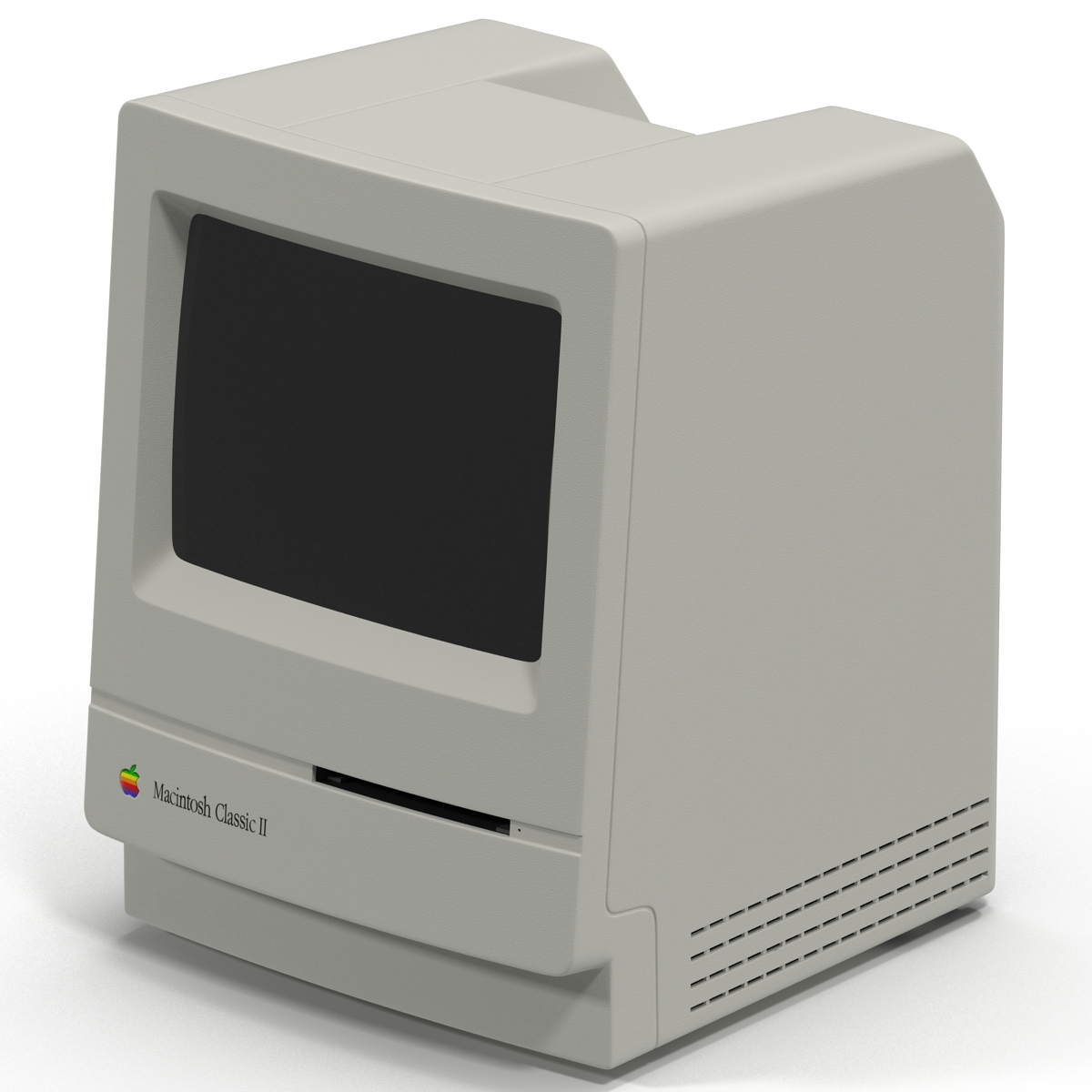 apple macintosh classic ii 3d c4d