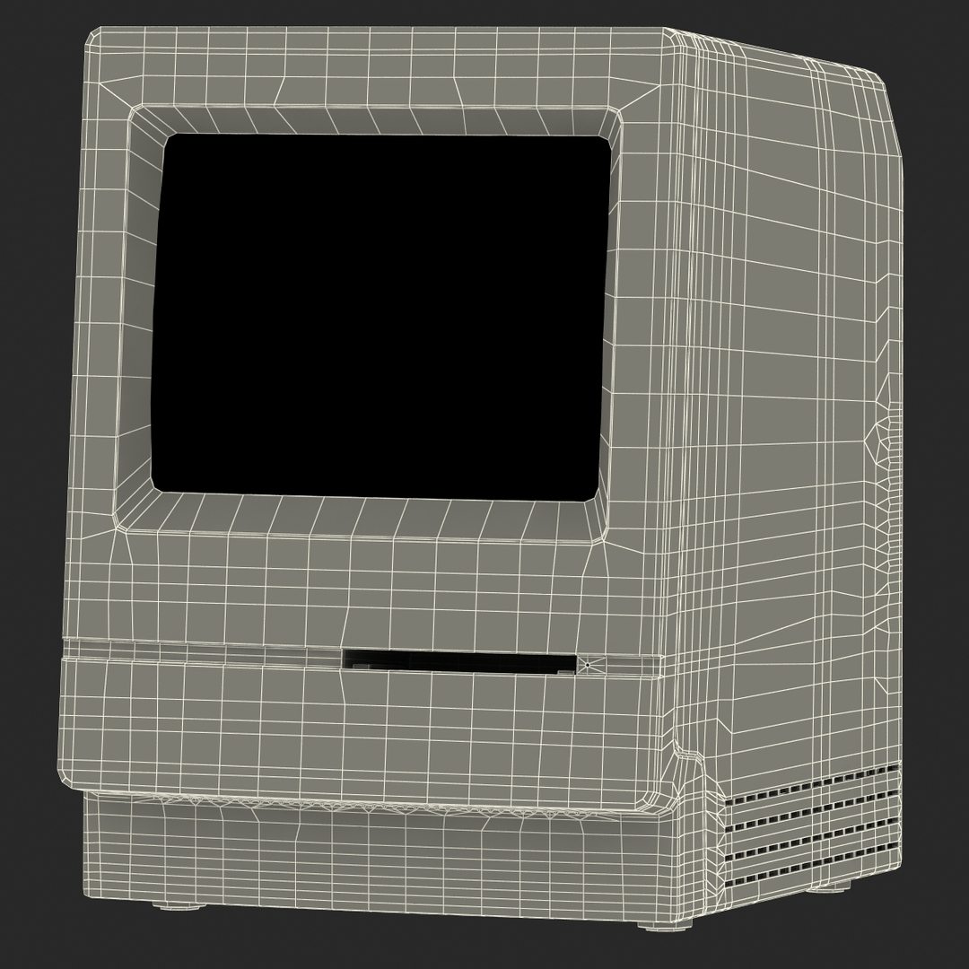Apple Macintosh Classic Ii 3d C4d