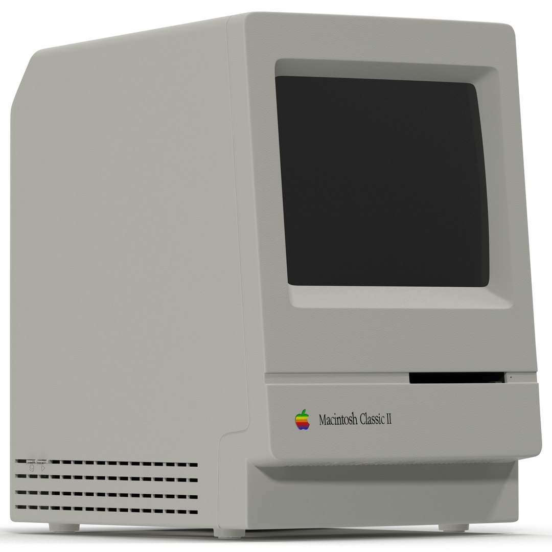Apple Macintosh Classic Ii 3d C4d