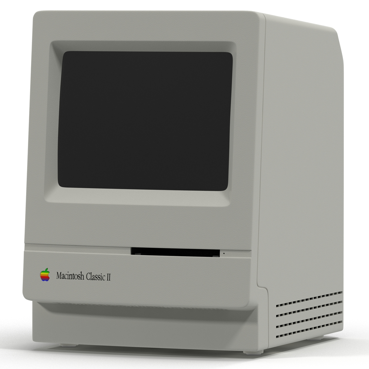 apple macintosh classic ii 3d c4d