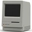 Apple Macintosh Classic Ii 3d C4d