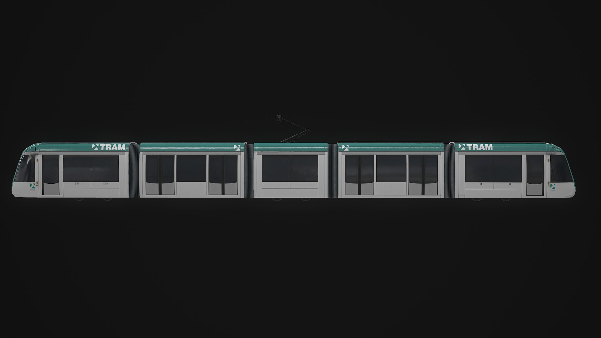 Low-poly Alstom Citadis 302 3d 3ds