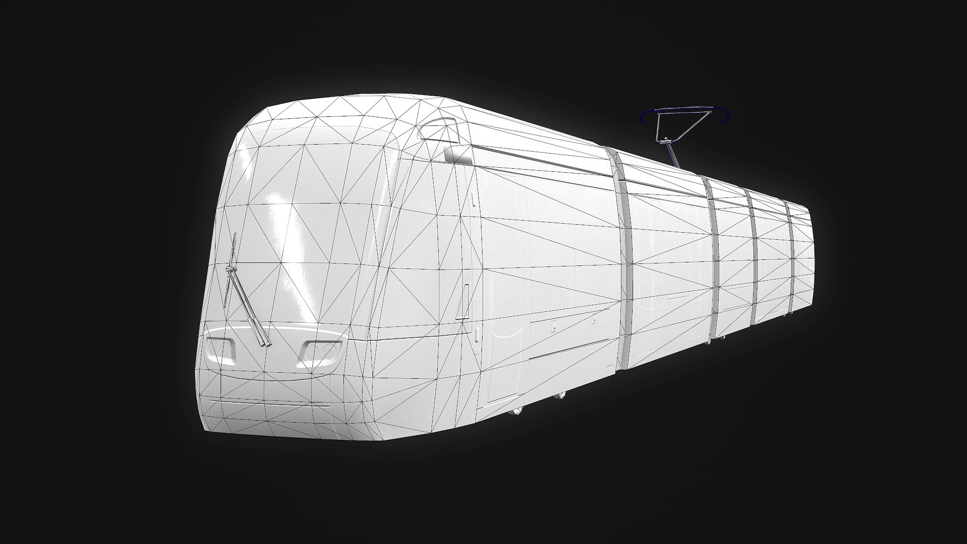 Low-poly Alstom Citadis 302 3d 3ds