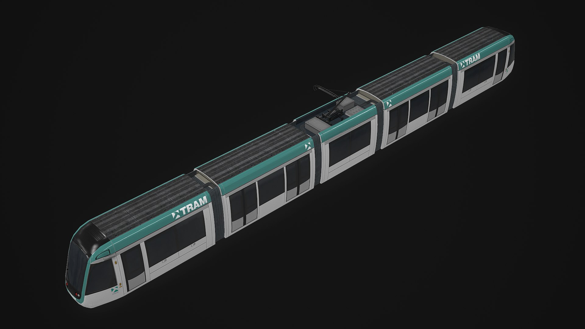 Low-poly Alstom Citadis 302 3d 3ds