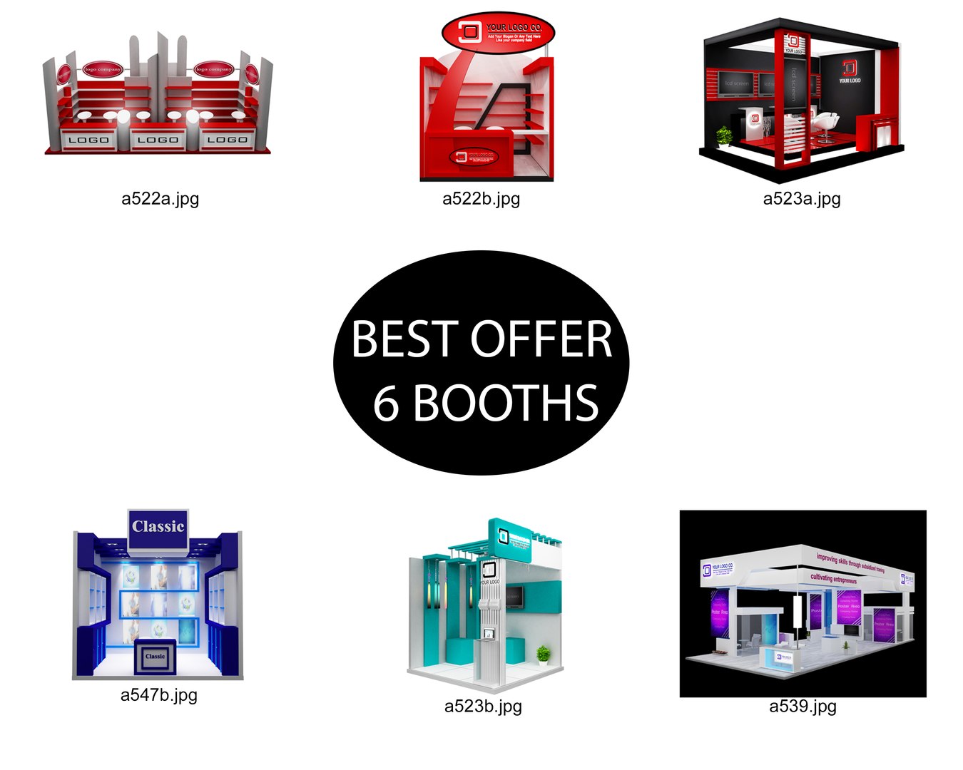 3D Booth Exhibition Stand C34 - TurboSquid 1887924