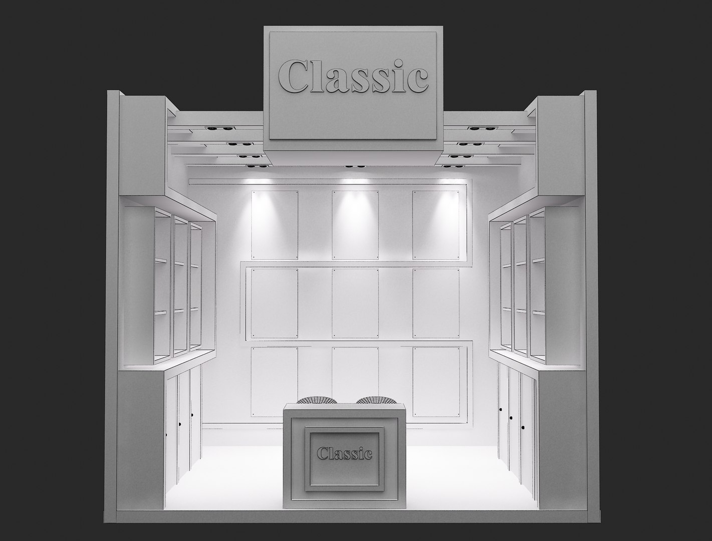 3D Booth Exhibition Stand C34 - TurboSquid 1887924