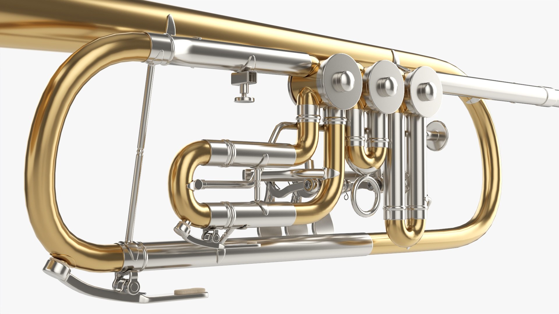 Rotary Valve Trumpet 3D - TurboSquid 1809475